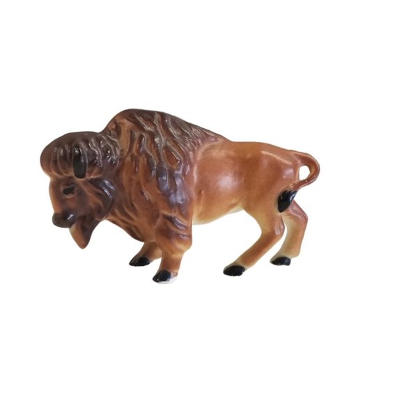 Hagen Renaker | Accents | Vintage Buffalo Figurine Miniature Mini ...